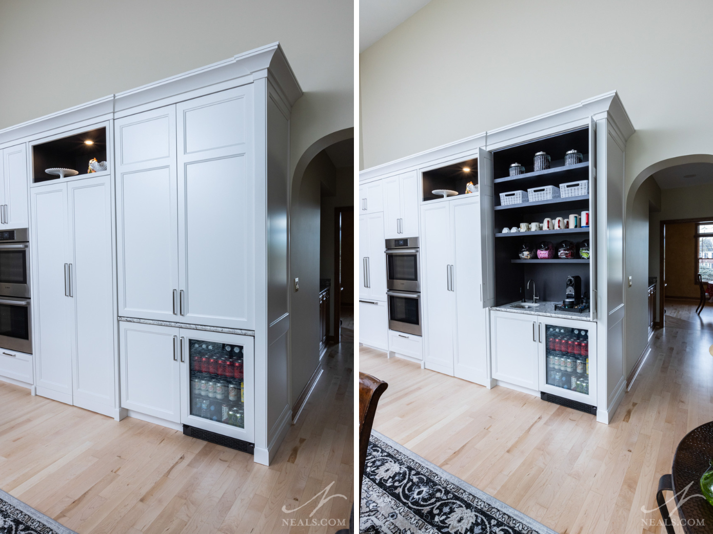 Concealing Kitchen Appliances with Style